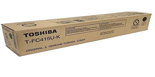 Toshiba T-FC415U-K T-FC415U-C T-FC415U-M T-FC415U-Y e-Studio 2515 3015 3515 4515 5015 Toner Cartridge Set (Black Cyan Magenta Yellow, 4-Pack) in Retail Packaging