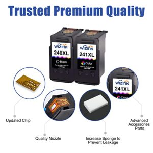 PG-240XL/CL-241XL Ink Cartridges 240 and 241 for Cannon Printer Ink 240 241 XL Black Color for Canon 240XL 241XL Combo Pack for MG3600, MG3620 TS5120 MX472 MG4120 MX392 MG2220 MG3220 MG4220