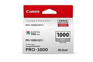 canonink lucia pro pfi-1000 gray individual ink tank