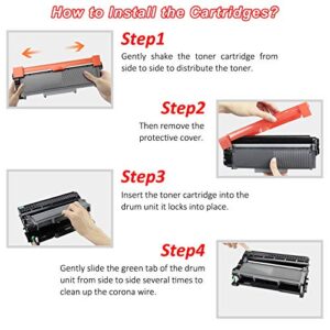 Sotek Compatible Toner Cartridges for TN630 TN-630 TN660 TN-660, Work with MFC-L2740DW DCP-L2520DW DCP-L2540DW MFC-L2700DW MFC-L2720DW HL-L2300D HL-L2320D HL-L2360DW HL-L2380DW HL-L2340DW (2 Pack)