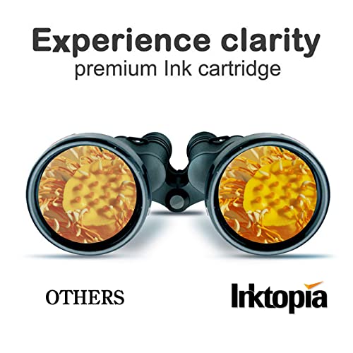 Inktopia Remanufactured for HP 61XL 61 XL Ink Cartridges High Yield (1 Black 1 Tricolor) for HP Envy 4500 5530 5534 HP Deskjet 1000 1512 2540 3050 3510 HP Officejet 4630 2620 4632 Printer