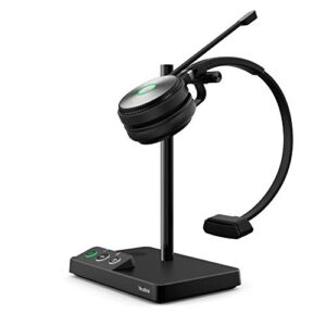 yealink wh62 mono uc wireless noise canceling headset – connects and works with usb enabled deskphones, computers and softphones.