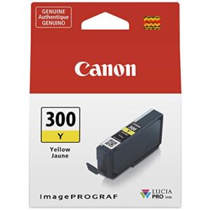 canon pfi-300 lucia pro ink, yellow, compatible to imageprograf pro-300 printer