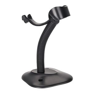 goose neck hands free adjustable barcode scanner stand for desk support holder