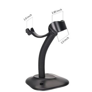 Goose Neck Hands Free Adjustable Barcode Scanner Stand for Desk Support Holder