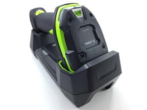 zebra ds3678-er (extended range) ultra-rugged cordless 2d/1d barcode scanner/linear imager kit, bluetooth, fips, vibration motor, includes cradle, power supply and heavy-duty usb cable (cba-u42-s07)