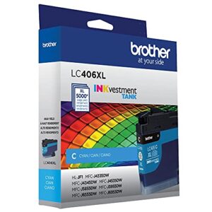 Brother LC406XLC High Yield Cyan Ink Cartridge