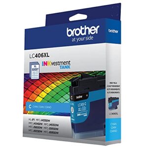 Brother LC406XLC High Yield Cyan Ink Cartridge