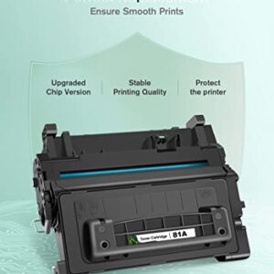 ECHALLENGE 81A CF281A Compatible Toner Cartridge Replacement for HP 81A CF281A 81X CF281X to Use with Laserjet Enterprise MFP M605 M604 M604N M606 Enterprise MFP M630(Black, 2 Pack)