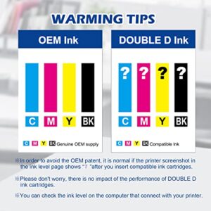 DOUBLE D LC3037 Ink Cartridges Compatible Replacement for Brother LC3037 LC3037XXL LC3039, High Yield use with MFC-J6945DW MFC-J5845DW XL MFC-J5945DW MFC-J6545DW XL (1 Each of lc3037 BK/C/M/Y) 4 Pack