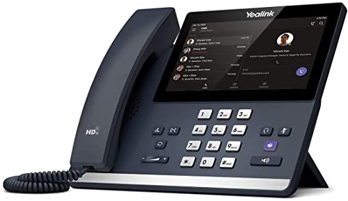 Yealink MP56-TEAMS Edition Desk IP Phone [5 Pack] 7 inch (800 x 480) capacitive Touch Screen, PoE, Power Adapter Not Included