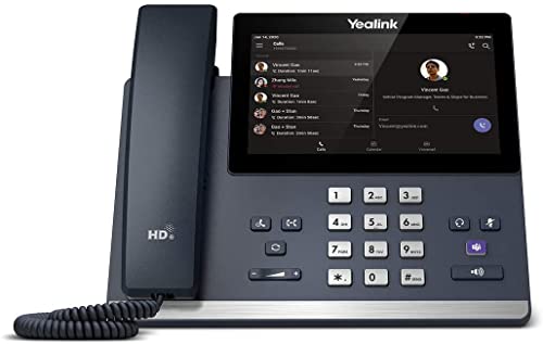 Yealink MP56-TEAMS Edition Desk IP Phone [5 Pack] 7 inch (800 x 480) capacitive Touch Screen, PoE, Power Adapter Not Included