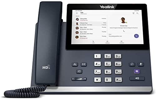 Yealink MP56-TEAMS Edition Desk IP Phone [5 Pack] 7 inch (800 x 480) capacitive Touch Screen, PoE, Power Adapter Not Included