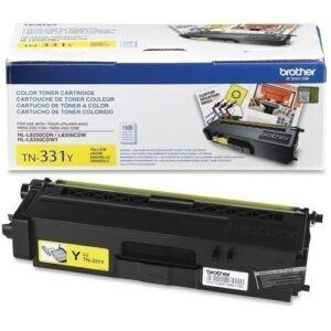 Brother Genuine TN331C, TN331M, TN331Y Color Laser Cyan, Magenta and Yellow Toner Cartridge Set