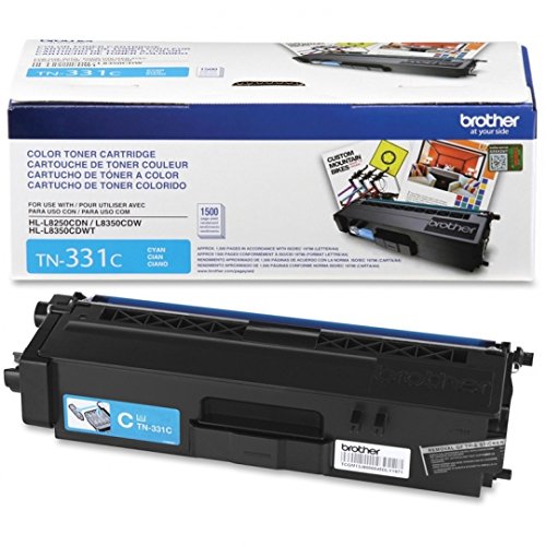 Brother Genuine TN331C, TN331M, TN331Y Color Laser Cyan, Magenta and Yellow Toner Cartridge Set