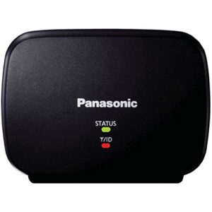 panasonic kx-tga407b range extender for dect 6.0 plus cordless phone systems landline telephone black