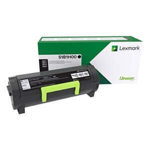 lexmark 51b1h00 ms417dn mx417de ms517dn mx517de ms617dn mx617de high yield return program cartridge toner,black