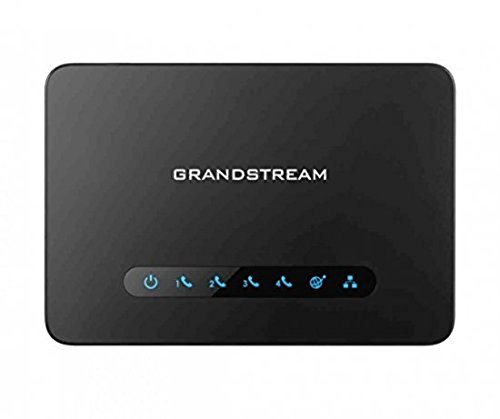 Grandstream GS-HT814 4 Port Ata with 4 Fxs Ports and Gigabit NAT Router Voip Phone and Device, Black