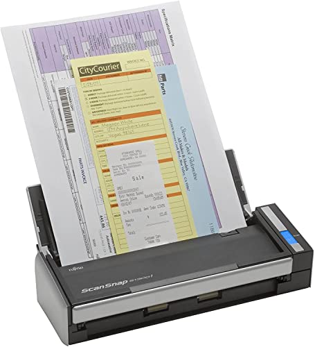 Fujitsu ScanSnap S1300i Portable Color Duplex Document Scanner for Mac and PC (Renewed)