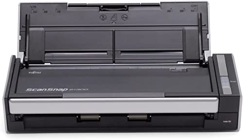 Fujitsu ScanSnap S1300i Portable Color Duplex Document Scanner for Mac and PC (Renewed)