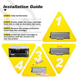 v4ink Compatible Toner Cartridge Replacement for Brother TN360 TN330 Work with HL-2140 HL-2170W DCP-7030 DCP-7040 MFC-7340 MFC-7345N MFC-7440N MFC-7840W Printer, 2-Pack