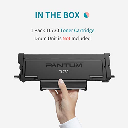 Pantum TL730 Genuine Toner Cartridge, Page Yield up to 1500 Pages Compatible with L2350DW, L2710FDW Series Printer, Work with Drum Unit DL730