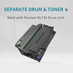 Pantum TL730 Genuine Toner Cartridge, Page Yield up to 1500 Pages Compatible with L2350DW, L2710FDW Series Printer, Work with Drum Unit DL730