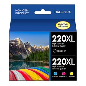 t220xl 220xl cartridges remanufactured epson t220xl 220xl ink cartridge to use with wf-2750, wf-2760, wf-2630, wf-2650, wf-2660, xp-420, xp-320 (black,cyan,magenta,yellow,4 pack)