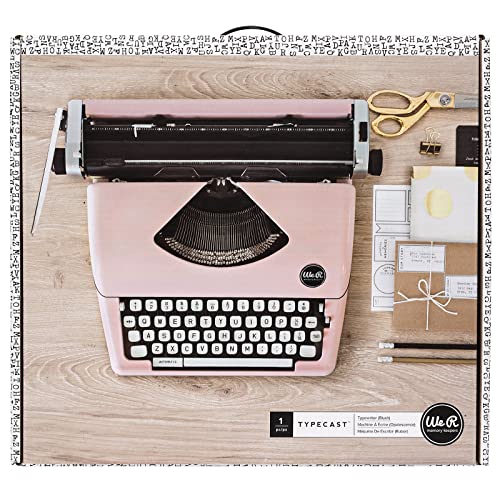 We R Memory Keepers 0718813102971 Typewriter Typecast-Pink