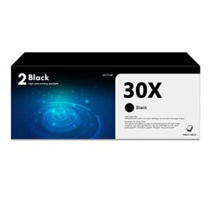 30x black high-yield toner cartridge (2-pack) – uotye compatible 30x cf230x high yield toner replacement for hp pro m227fdw m203dn m203dw m203d mfp m227sdn m230sdn m230fdw m227fdn m227d printer