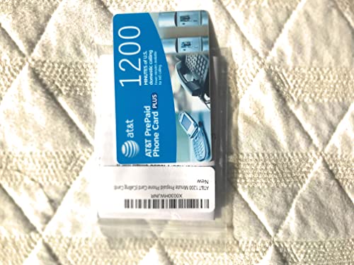 AT&T 1200 Minute Prepaid Phone Card (Calling Card)