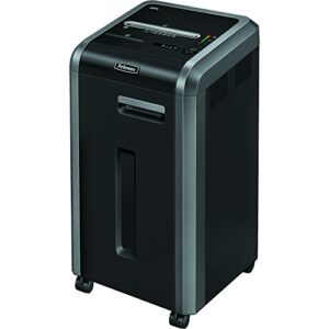 fellowes powershred 225i 100% jam proof 20-sheet strip-cut shredder (3322001)