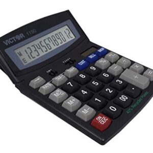 Victor 1190 Desktop Display Calculator, Black, 1" x 5.9" x 7.8"