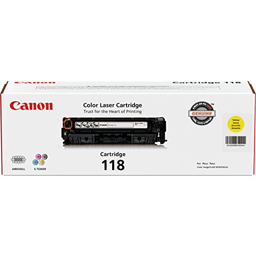 Canon 118 3/pk Laser Cartridge, Yellow (2659B001AA) Magenta (2660B001AA,2661B001AA Cartridge Model 118 Cyan