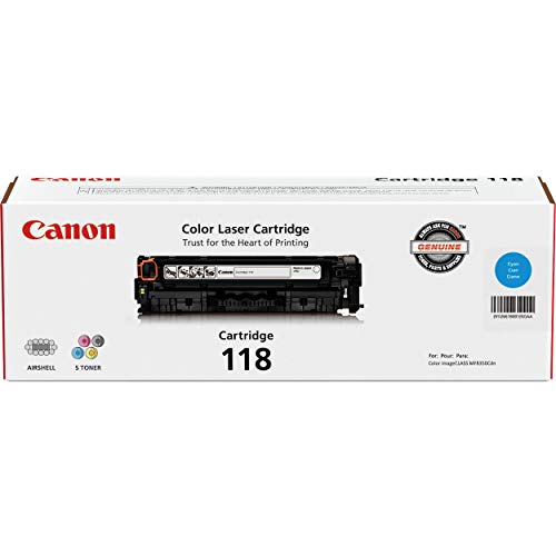 Canon 118 3/pk Laser Cartridge, Yellow (2659B001AA) Magenta (2660B001AA,2661B001AA Cartridge Model 118 Cyan