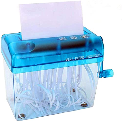 Hand Shredder for A6 Size, Manual Paper Shredder - Paper Cutter for Paper, Notes, Bills, Home Office Paper Cutting Tool (A6)