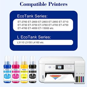 Pristar Sublimation Ink for EPS Ecotank ET 2803 ET-2850 ET-8550 ET-2800 ET 2720 ET 2760 ET-15000 ET-3760 4800 ET-2400 ET-2750 ET-5170 400ml Supertank Printer Autofill Ink for Sublimation Transfer