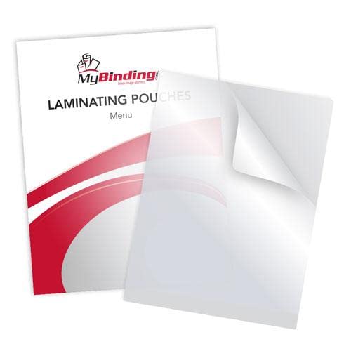 MyBinding Clear High Touch AM Thermal Laminating Pouches - 4 mil Thick, 9 inch x 14.5 inch, Legal Size, 100 Pack (02AB914504BX)