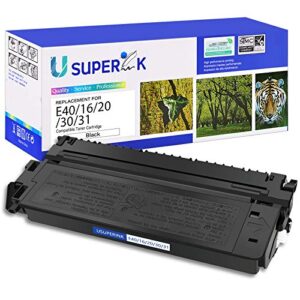 usuperink compatible for canon e40 e30 e31 e16 e20 1491a002aa black toner cartridge for pc140 pc170 pc310 pc325 pc940 pc980 copy machines (4,000 pages)