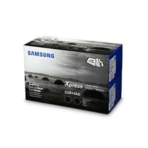 hp samsung mlt-d111s 2 pack blk toner crtg, black, two pack