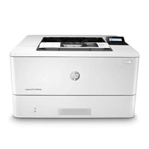 hp laserjet pro m404dn monochrome laser printer with built-in ethernet & double-sided printing, amazon dash replenishment ready (w1a53a) (renewed)