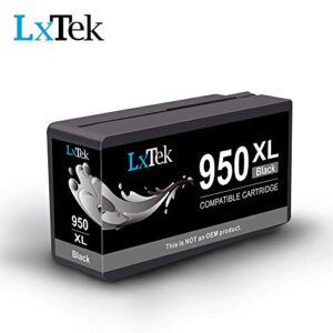 LxTek Compatible Ink Cartridge Replacement for HP 950 950XL to Compatible with OfficeJet PRO 8610 8600 8620 276dw 8630 251dw 8100 8615 8625 8640 8660 271dw Printers (High Yield,2 Black)