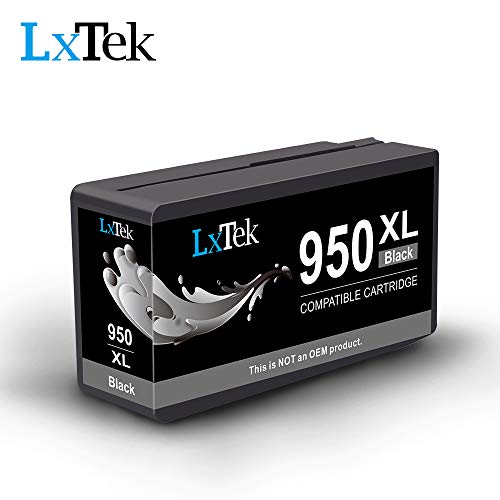 LxTek Compatible Ink Cartridge Replacement for HP 950 950XL to Compatible with OfficeJet PRO 8610 8600 8620 276dw 8630 251dw 8100 8615 8625 8640 8660 271dw Printers (High Yield,2 Black)