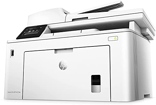 HP Laserjet Pro MFP M227fdw Monochrome All-in-one Wireless Laser Printer, Print&Copy&Scan&Fax, 1200x1200 dpi, 30 ppm, Duplex & Mobile Printing, 2.7" Color Touchscreen Display, Lanbertent Printer Cable