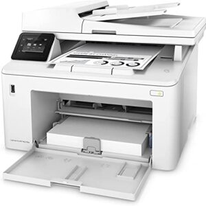 HP Laserjet Pro MFP M227fdw Monochrome All-in-one Wireless Laser Printer, Print&Copy&Scan&Fax, 1200x1200 dpi, 30 ppm, Duplex & Mobile Printing, 2.7" Color Touchscreen Display, Lanbertent Printer Cable