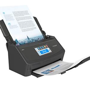 Fujitsu ScanSnap iX1500 Color Duplex Document Scanner with Touch Screen for Mac and PC (Black Model, 2020 Release)