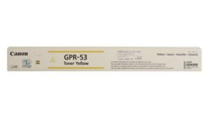 canon 8527b003aa gpr-53 yellow toner cartridge toner