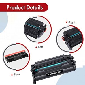 057 Black Toner Cartridge 3009C001 1-Pack Compatible Replacement for Canon 057 057H CRG-057 Toner Cartridge Color ImageCLASS MF445dw MF448dw MF449dw LBP226dw LBP227dw MF445 LBP220 Series Printer