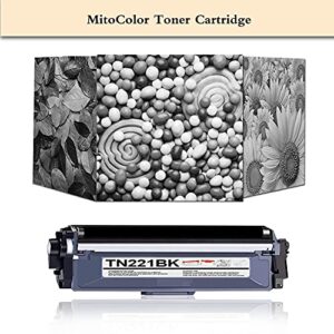 2-Pack TN221BK TN-221 Black Toner Cartridge Replacement for Brother TN221 TN-221BK MFC-9130CW HL-3170CDW HL-3140CW MFC-9330CDW Printer