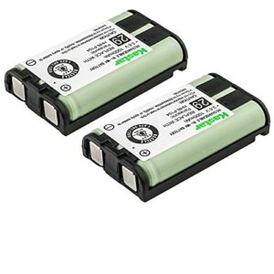 kastar 2 pack cordless phone battery for panasonic hhr-p104 hhr-p104a type 29, panasonic kx-fg6550 kx-fpg391 kx-tg2388b kx-tg2396 and more